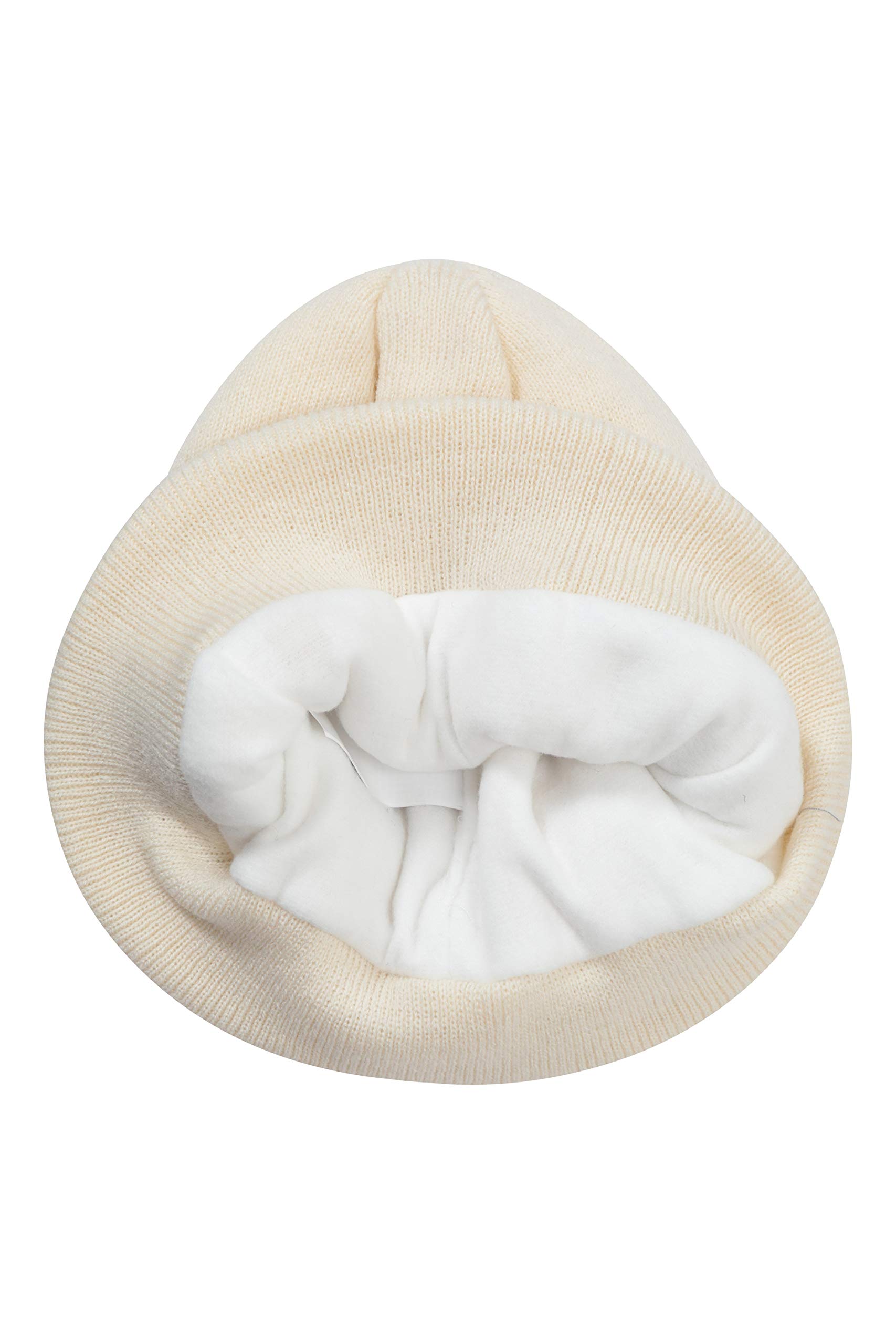 Mountain Warehouse Womens Thinsulate Knitted Beanie - Warm & Cosy Cream Medium/Large
