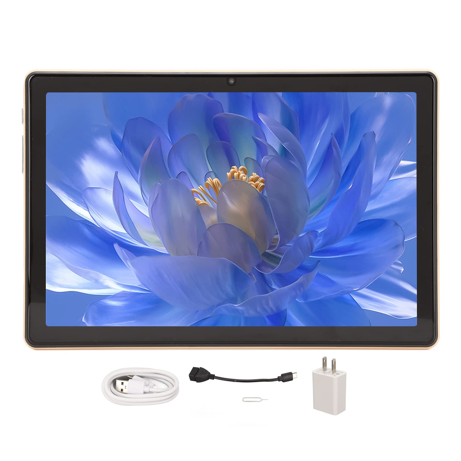 Tablet PC, Tablet 100240V 1960x1080 IPS 10.1 Inch Octa Core CPU Processor for Home for Travel (Grey)