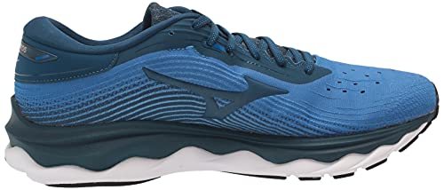 Mizuno mens Wave Sky 5 Running Shoe, Imperial Blue-sea, 11.5 US