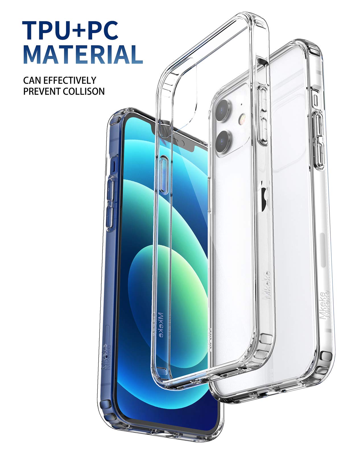 Mkeke for iPhone 12 Mini case Blue Test