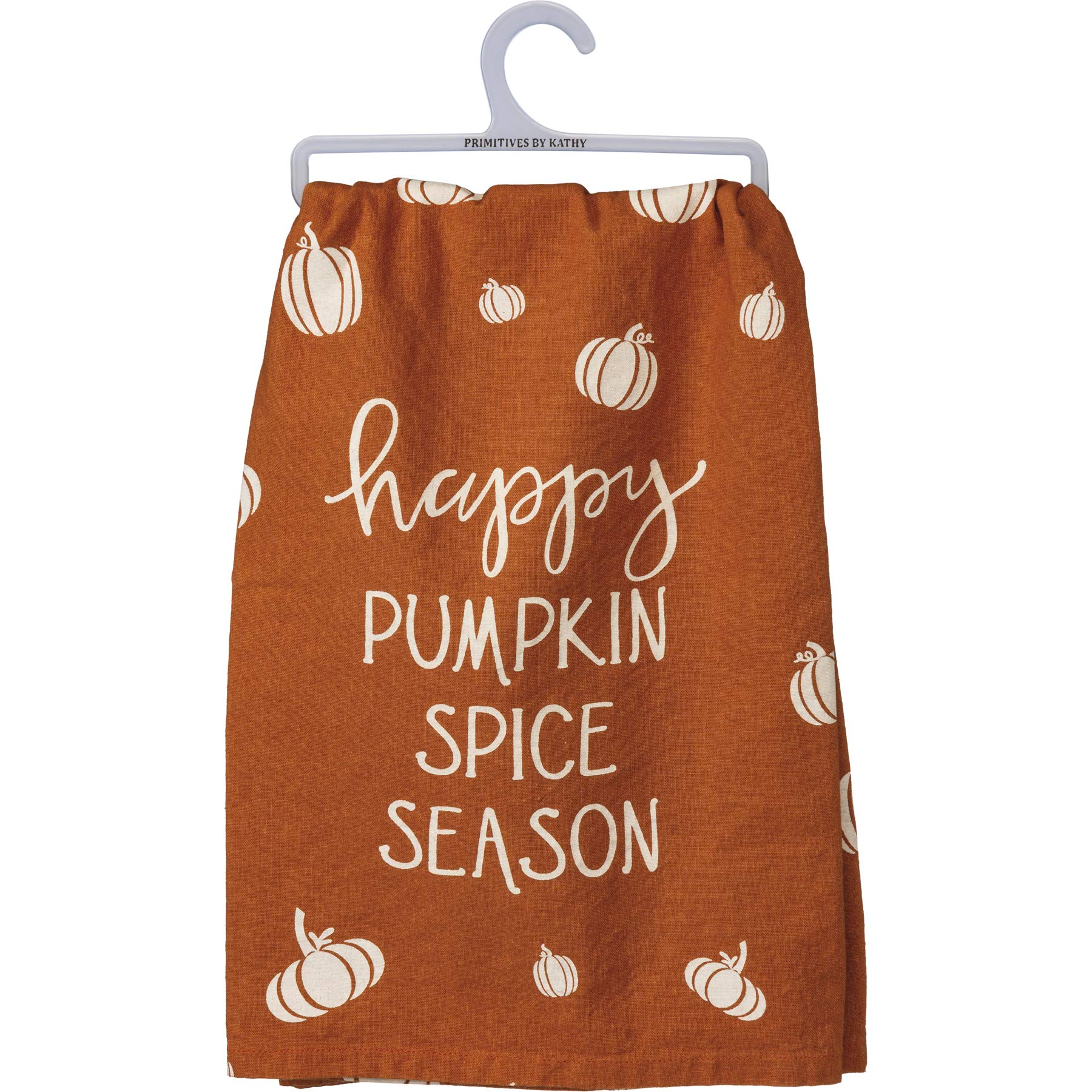 Primitives by Kathy Decorative Kitchen Towel, 28" x 28", Orange