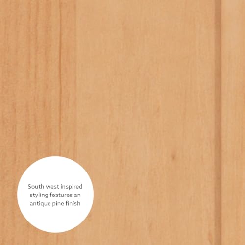 Linon Santa Fe Hall Tree, 40"W x 17.99"D X 64.02"H, Natural