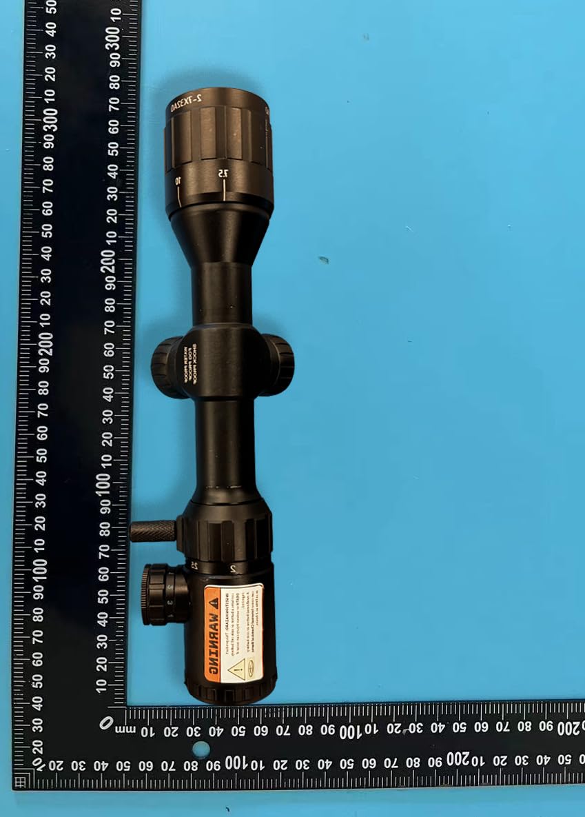 Monstrum 3-9x32 AO Rifle Scope with Illuminated Range Finder Reticle and Parallax Adjustment | Black