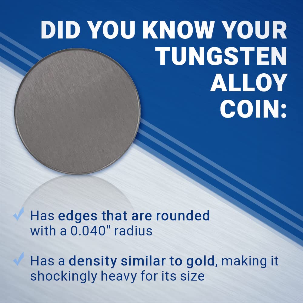 Tungsten Alloy Coin