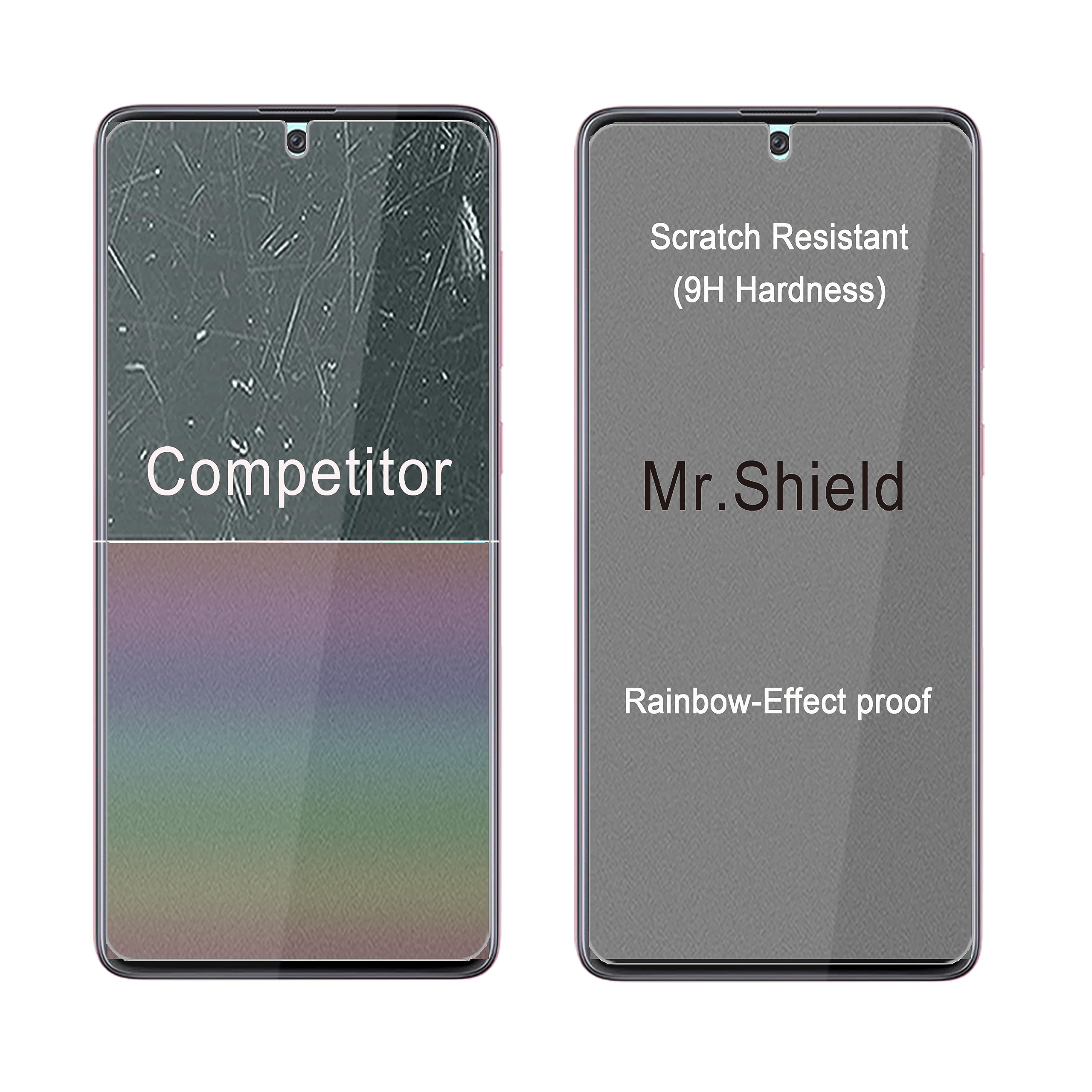 Mr.Shield [3-Pack] Designed For Samsung Galaxy A71 5G / Galaxy A71 5G UW [Tempered Glass] [Japan Glass with 9H Hardness] Screen Protector