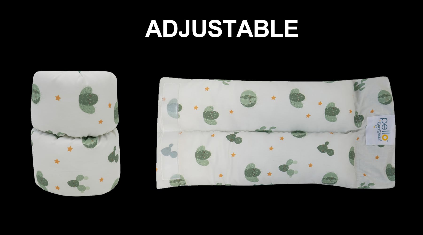 Pello Comfy Cradle Nursing Arm Cushion, Breastfeeding and Bottle Feeding Head Support Cushion, Travel-Friendly and Washable, Reversible Adjustable Nursing Cushion for Newborn, (Wilder)