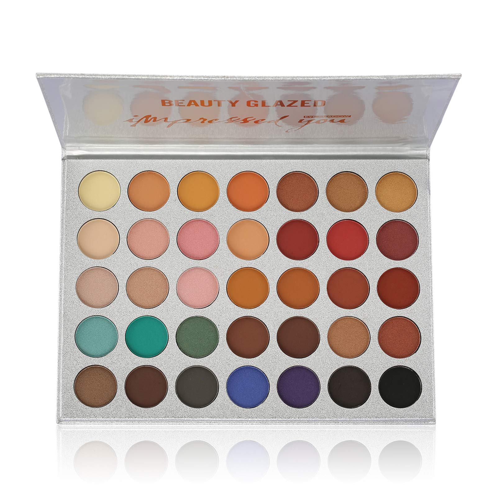 MYUANGO Eyeshadow Palette Matte And Shimmer Professional 35 Color Eye Shadow Cosmetic Impressed You Highly Pigmented Natural Nude Naked Eye Makeup palette