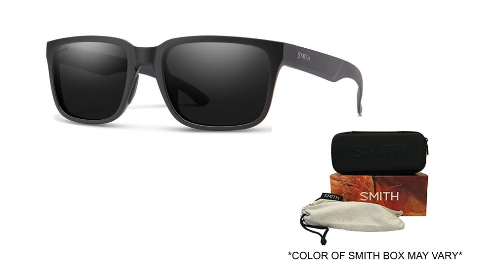 SMITH Headliner FRE55QE 55MM Matte Gravy/Chromapop Polarized Bronze Mirror Rectangular Sunglasses for Men for Women. + BUNDLE With Designer iWear Eyewear Kit