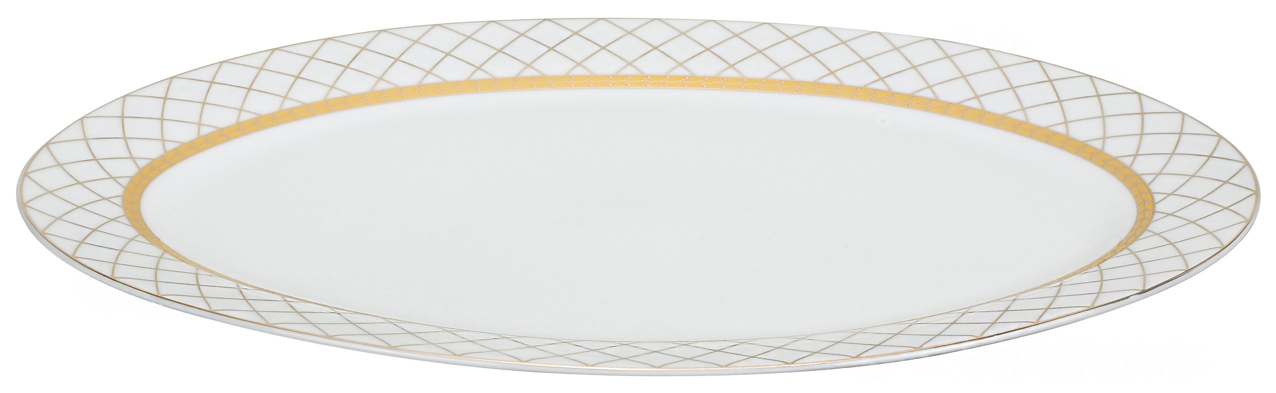 Lorren Home Trends 57-Piece Porcelain Dinnerware Set, Beatrice, Service for 8