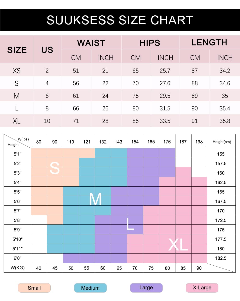 SUUKSESS Women Buttery Soft Tummy Control Leggings with Pockets No Front Seam Workout Yoga Pants (Light Grey, M)