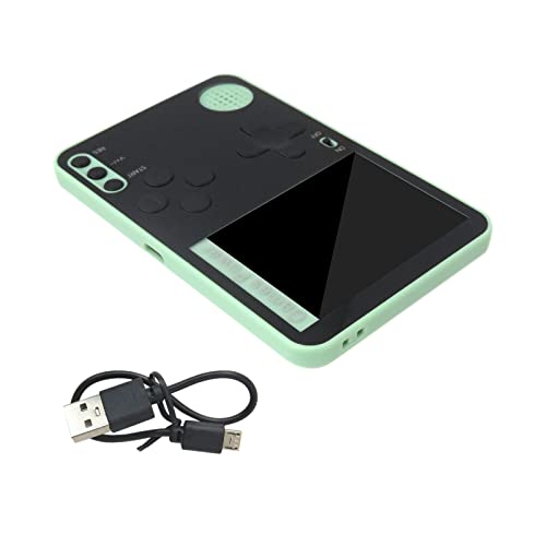 USonline911 Handheld Game Consoles Built-in 500 Classic Games, Wired Retro Mini Game Player can Enjoy Parent-Child Time (Green)