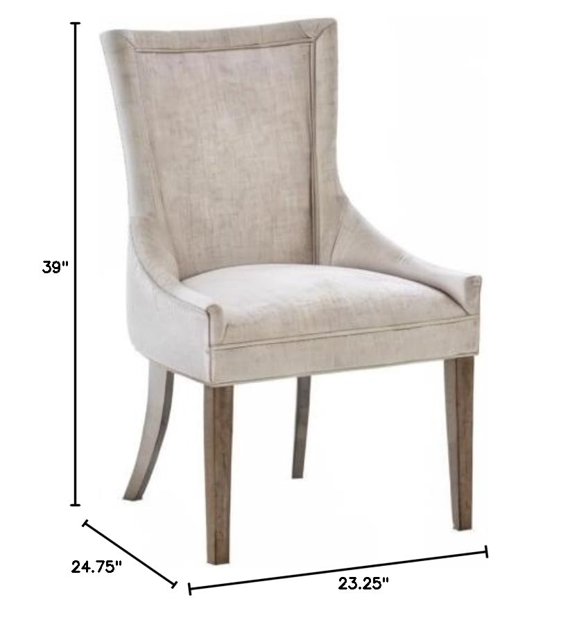 MADISON PARK SIGNATURE Ultra Set of 2 Dining Chair with Cream MPS108-0286