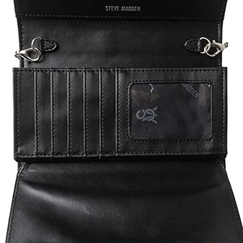 Steve Madden Bonni Wallet Crossbody, Black