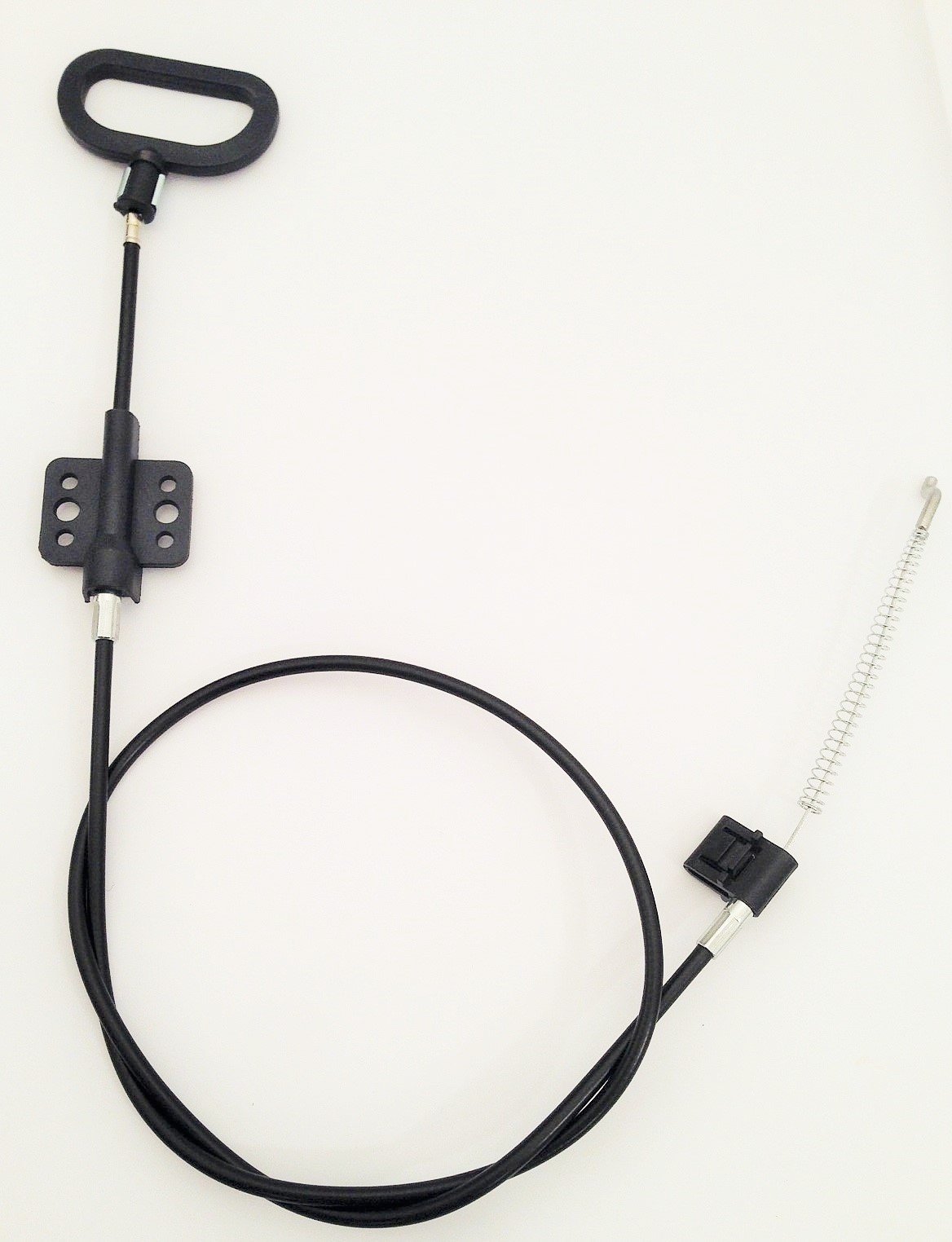 ProFurnitureParts Recliner Cable D-Ring Release Long Handle (7") -Exposed Length 4.75" with Spring- Total Overall Length 44.75"