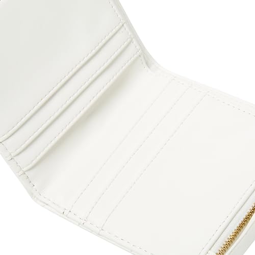 Steve Madden JEM Bifold Card Case, White Gold
