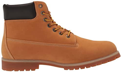 Lugz mens Convoy Fleece Winter Boot, Golden Wheat/Bark/Tan/Gum, 8.5 US