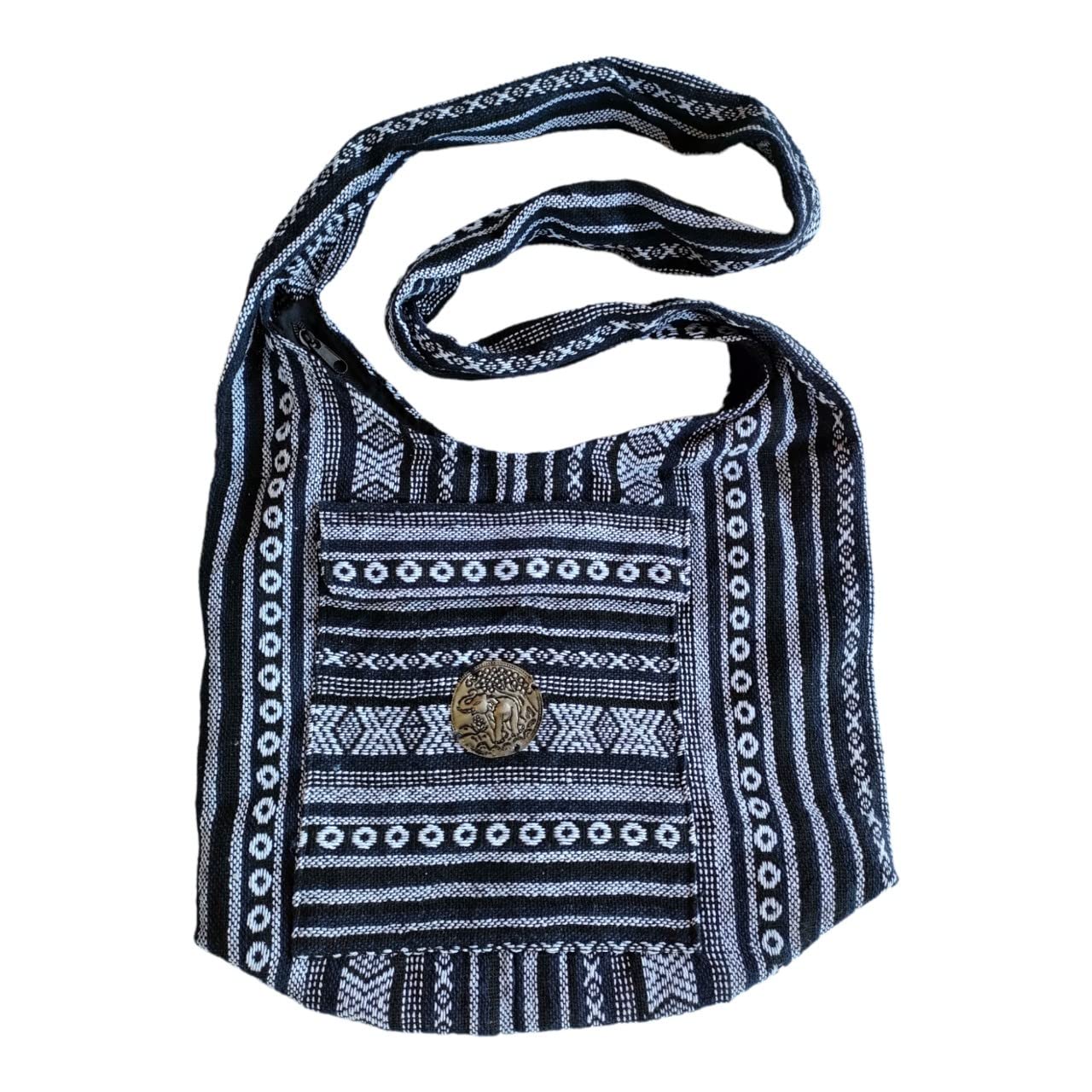 Thai Handmade Hippie Hobo Sling Crossbody Bag Messenger Shoulder Bags for Men & Women