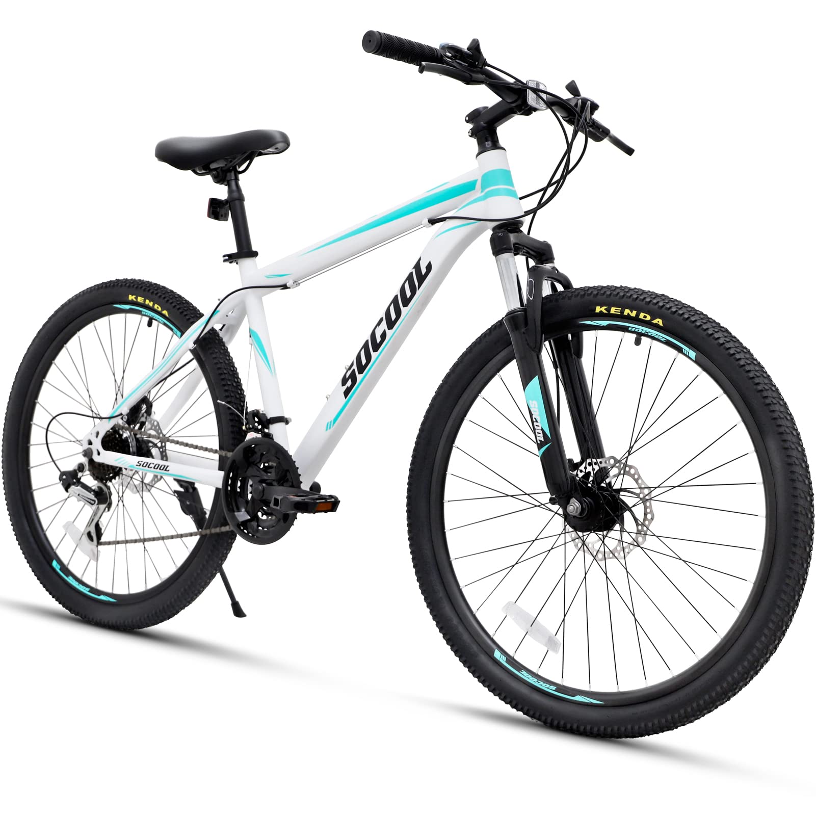 SOCOOL 26 Inch Mountain Bikes, Wowens Bicycles, Hybrid Bike for Men, Mountain Bicycles