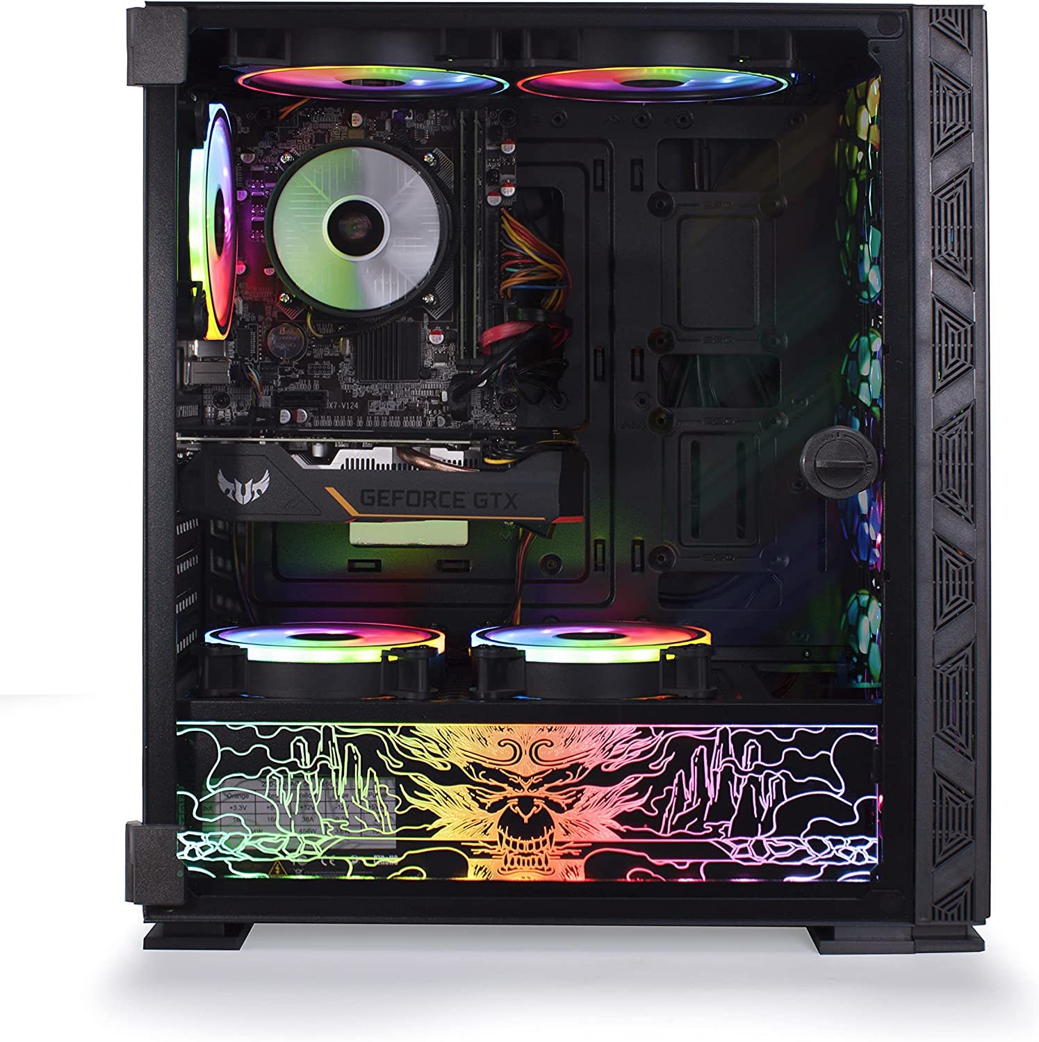 Veno Scorp Budget Gaming PC 22” Bundle Intel Core i5-8GB RAM - 500GB HDD – GT 710 2GB NeonZilla 8 ARGB Gaming Case - WINDOWS 10