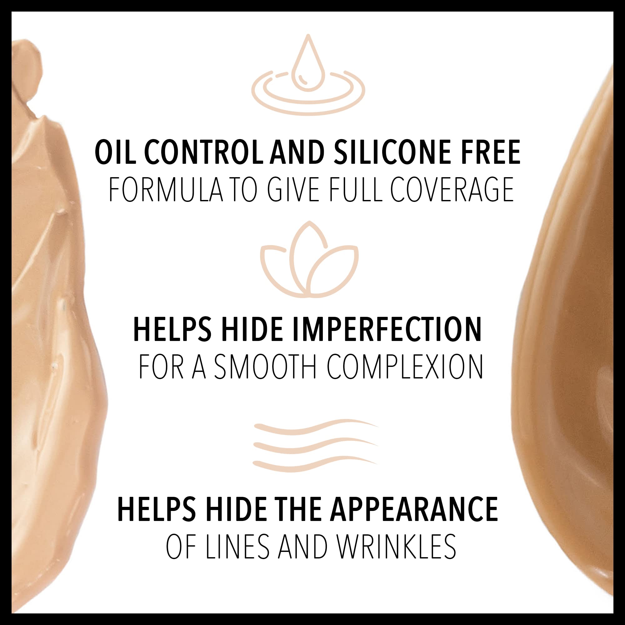 Valeera Full Coverage Soft Matte Oil Control Flawless 24HR Concealer Liquid Waterproof Foundation (102 - Nude)