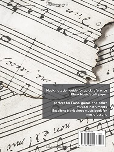 Music Manuscript Notebook β 12 staves: Composition Notebook For Kids |Manuscript Paper With 12 Staves For Beginners and Intermediate |Gift For Musical ... Musician, Music Producer, writer supplies|
