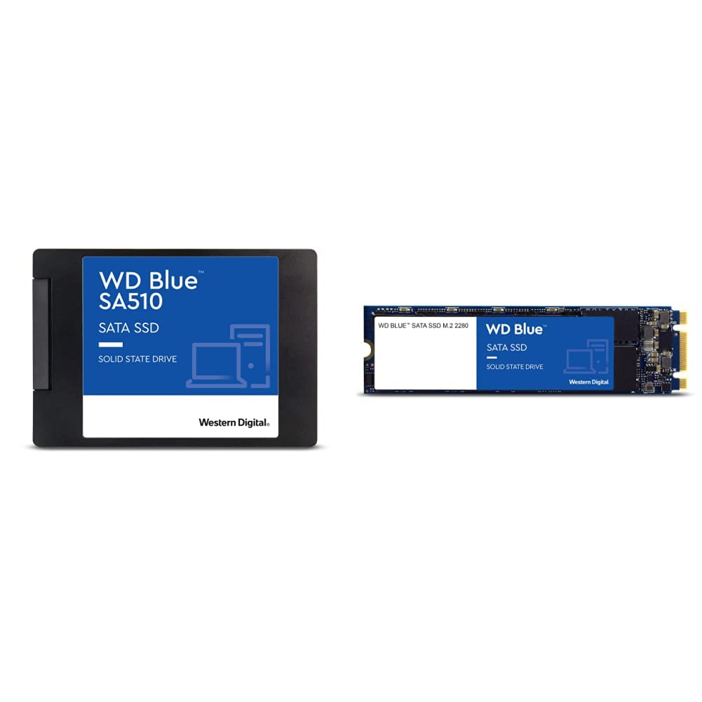 Western Digital 1TB WD Blue SA510 SATA Internal SSD + 2TB WD Blue 3D NAND Internal PC SSD Bundle