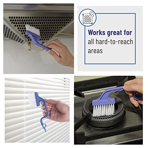 Slick- Window Track Cleaning Brush, 2 Pack, Window Cleaning Brush, Window Groove Cleaning Brush, Window Track Cleaner, Gap Cleaning Brush, Window Groove Cleaning Tool, Window Cleaning Brush Tool