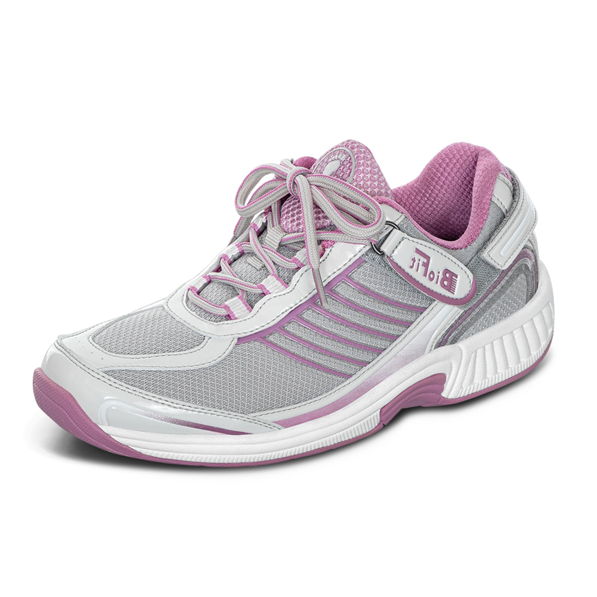 Orthofeet Women's Orthopedic Fuchsia Verve Tie-Less Sneakers, Size 9.5 Wide