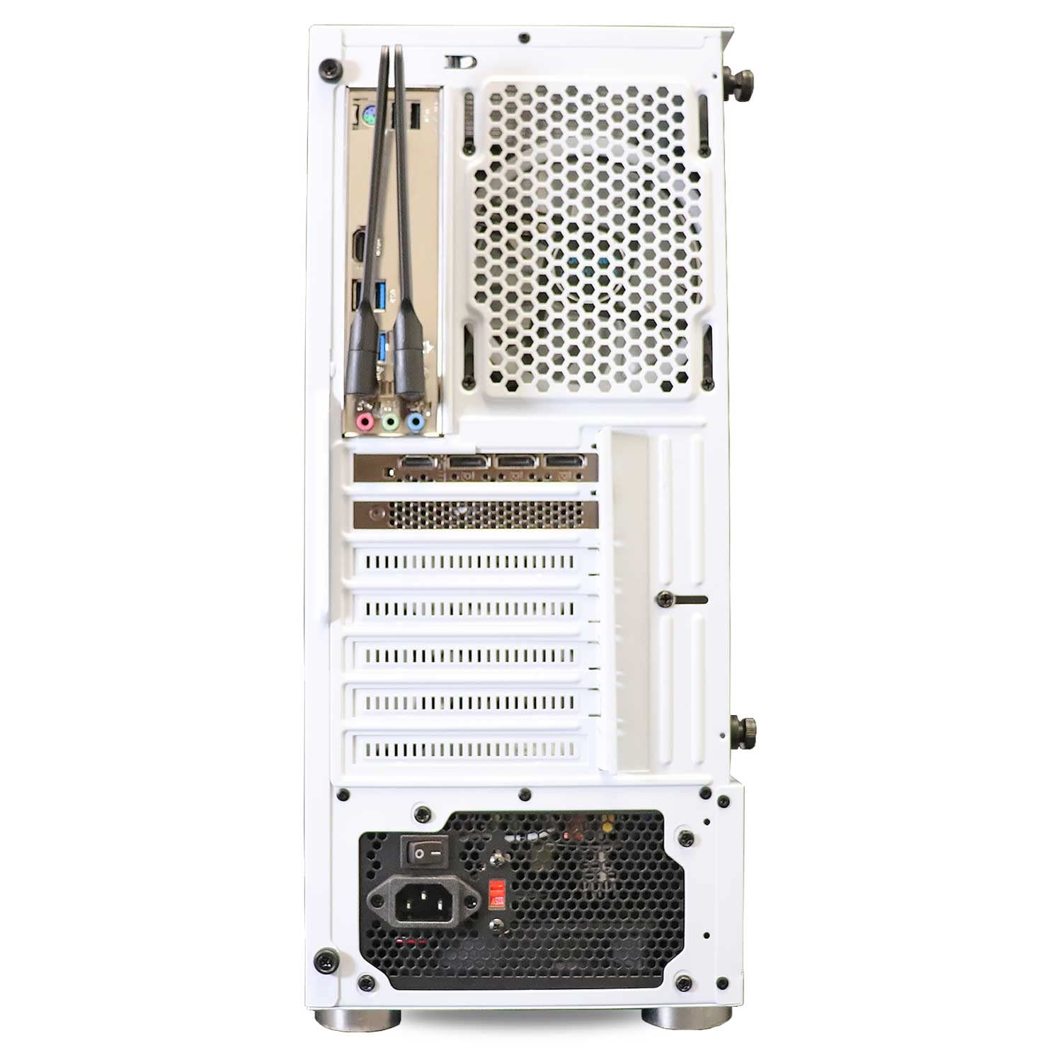 ViprTech Rebel Gaming PC Desktop Computer - Intel Core i5-10400f (12-Core 4.3Ghz), RTX 3050 8GB, 16GB DDR4 RAM, 512GB NVMe SSD, VR-Ready, Streaming, WiFi, RGB, Windows 10, 1 Year Warranty, White