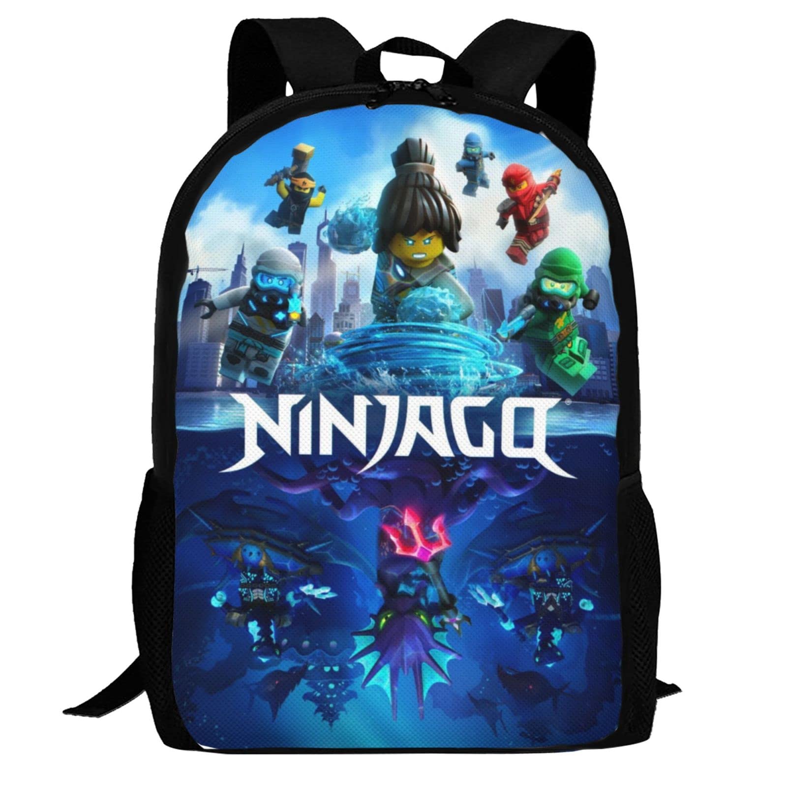 MILX Anime Ninja Poster Backpack Classic Basic Casual Backpack Travel Backpack Fashion Backpack Sports Backpack Fans Daypack Gifts