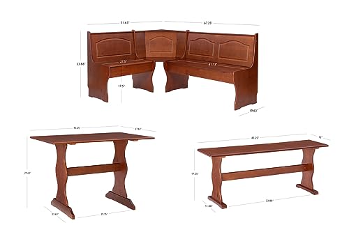 Linon Home Linon Chelsea Walnut Kitchen Nook