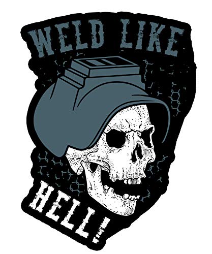 Welding Stickers for Welding Hood & Tool Box β 100% Vinyl Stickers β Stickers for Adults β Badass Welder Stickers Including, Flux, Rods, Hood, Flash, Fire, Welds