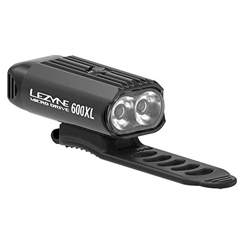 Lezyne Micro Drive 800+ Bicycle Front Light, 800 Lumen, White LED, Road, Mountain, Gravel Bike, USB-C Rechargeable