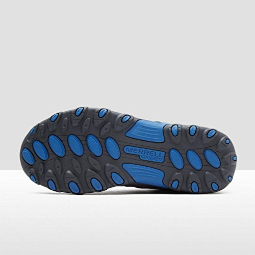 Merrell Trail Chaser Hiking Shoe (Little Kid/Big Kid), Grey/Blue, 2 M US Little Kid