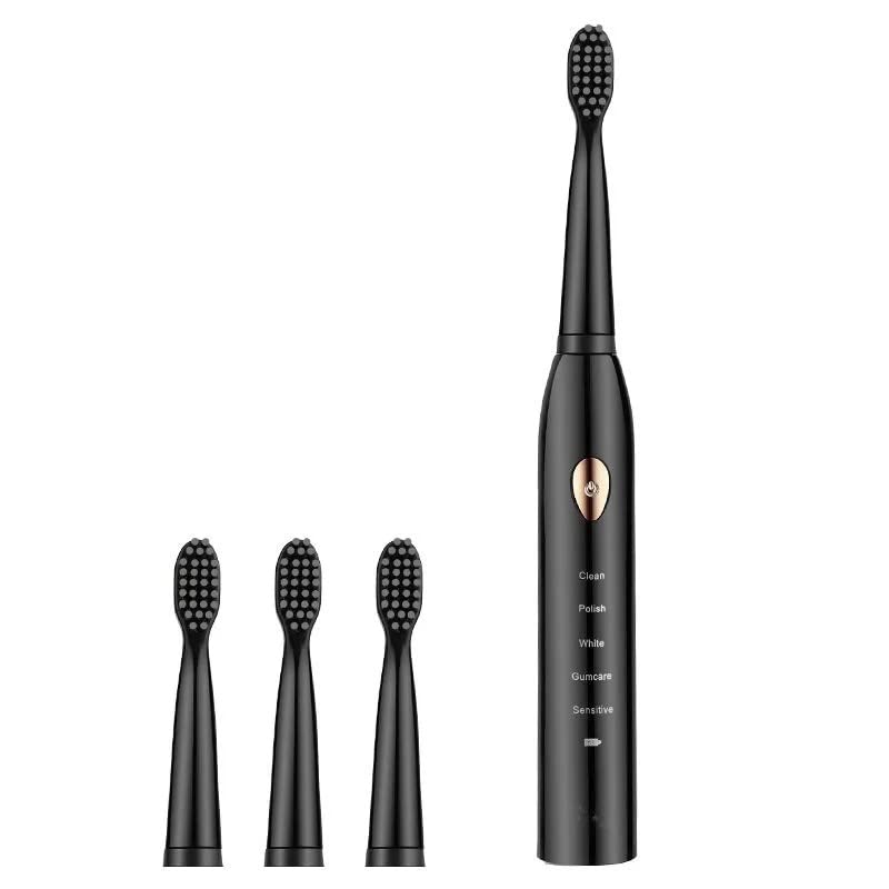The Veneer Collection Veneer Polishing Toothbrush, Electric Toothbrush Rechargeable, Toothbrush for Veneers (Black)