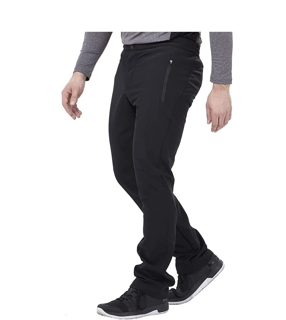 Swix Men's Corvara Softshell Classic Nordic Winter Sports Cross Country Skiing Pants, Black, Large
