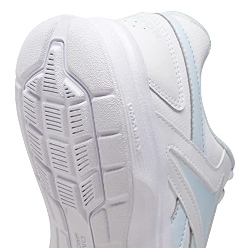 Reebok Women's Walk Ultra 7 DMX Max Shoe, White/Cold Grey/Collegiate Royal, 7.5