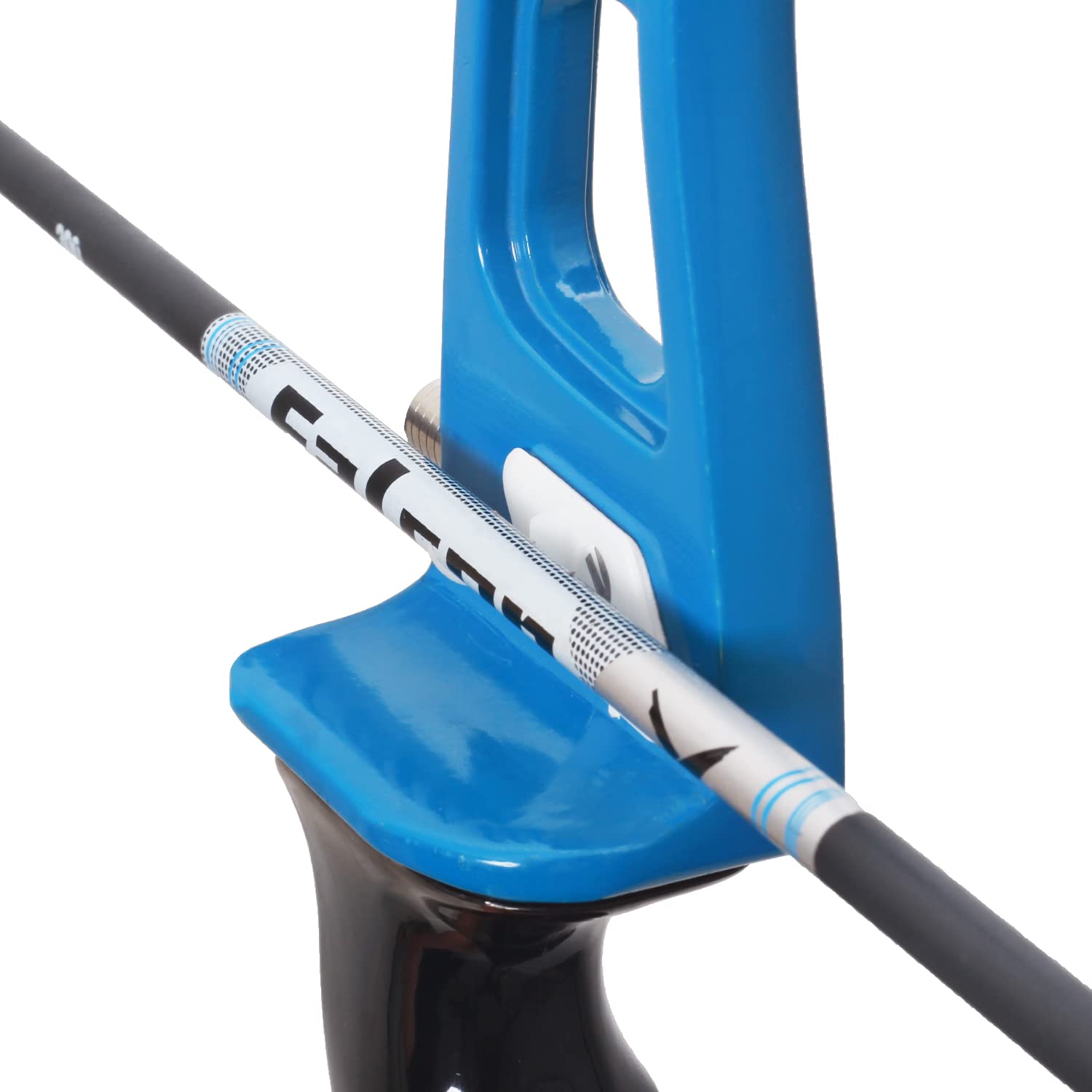 SOPOGER 6pcs Plastic Arrow Rest Black Recurve Bow Arrow Rest Adhesive Back Hunting Shooting Targeting Accessory for Right or Left Hand (Right Hand White)