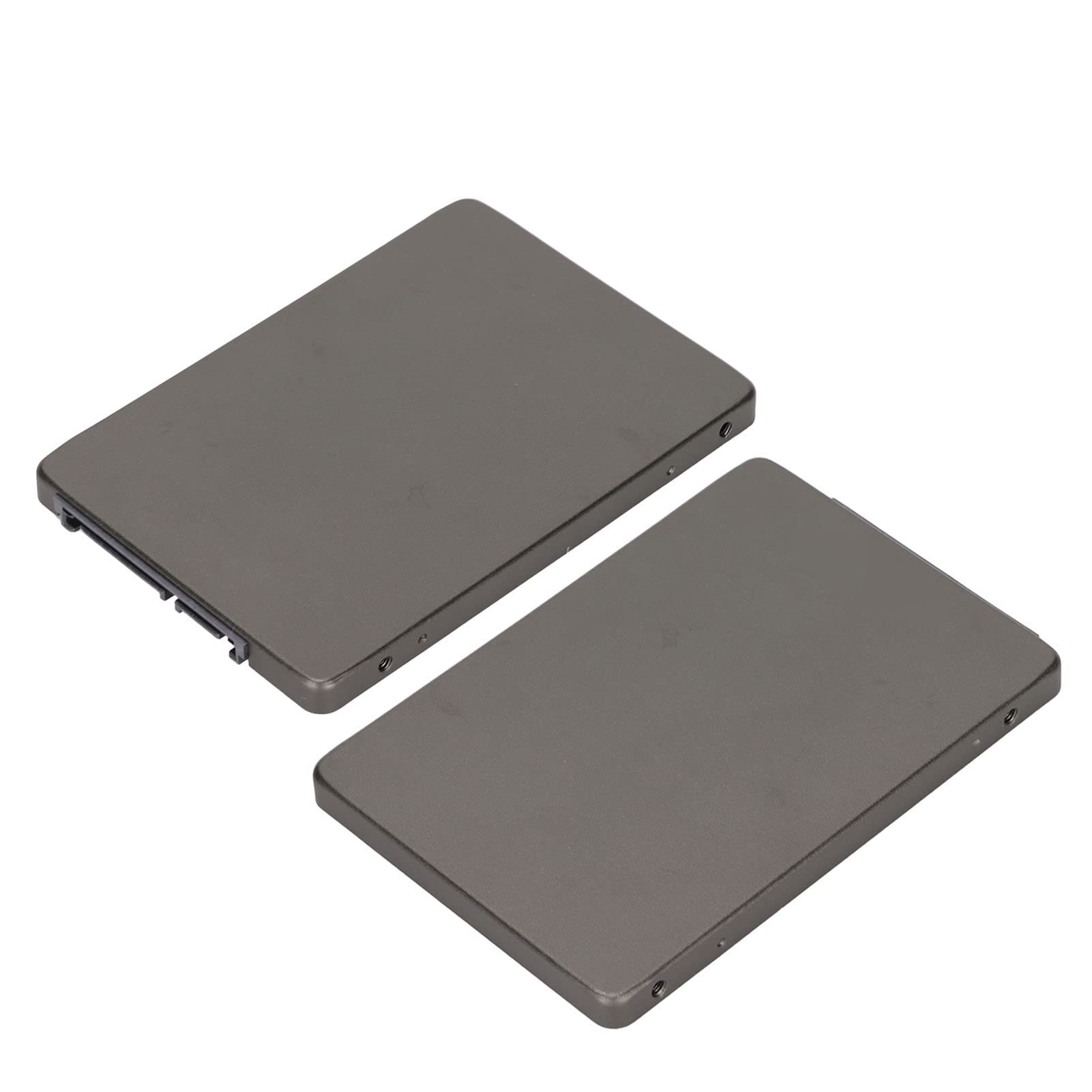 SSD Hard Drive Adapter Enclosure, UltraSlim 6Gbits High Heat Transfer Aluminum Alloy NGFFM.2toSATA3.0 SSD Hard Drive Computer Case Grey