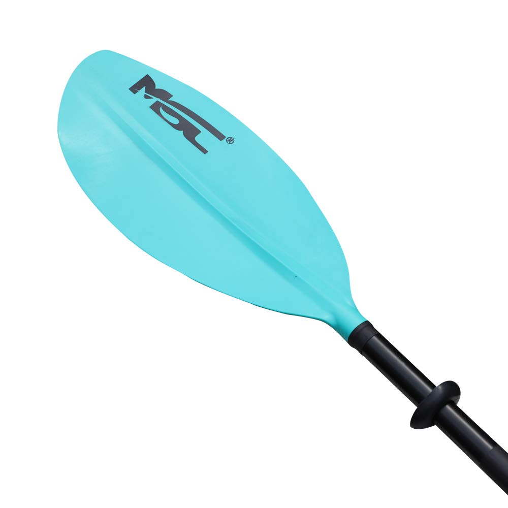 MSC Kayak Paddle,Color Available Black,Yellow,White,Olive,Blue 2-Piece (Teal, 95 inches-2 Paddles)
