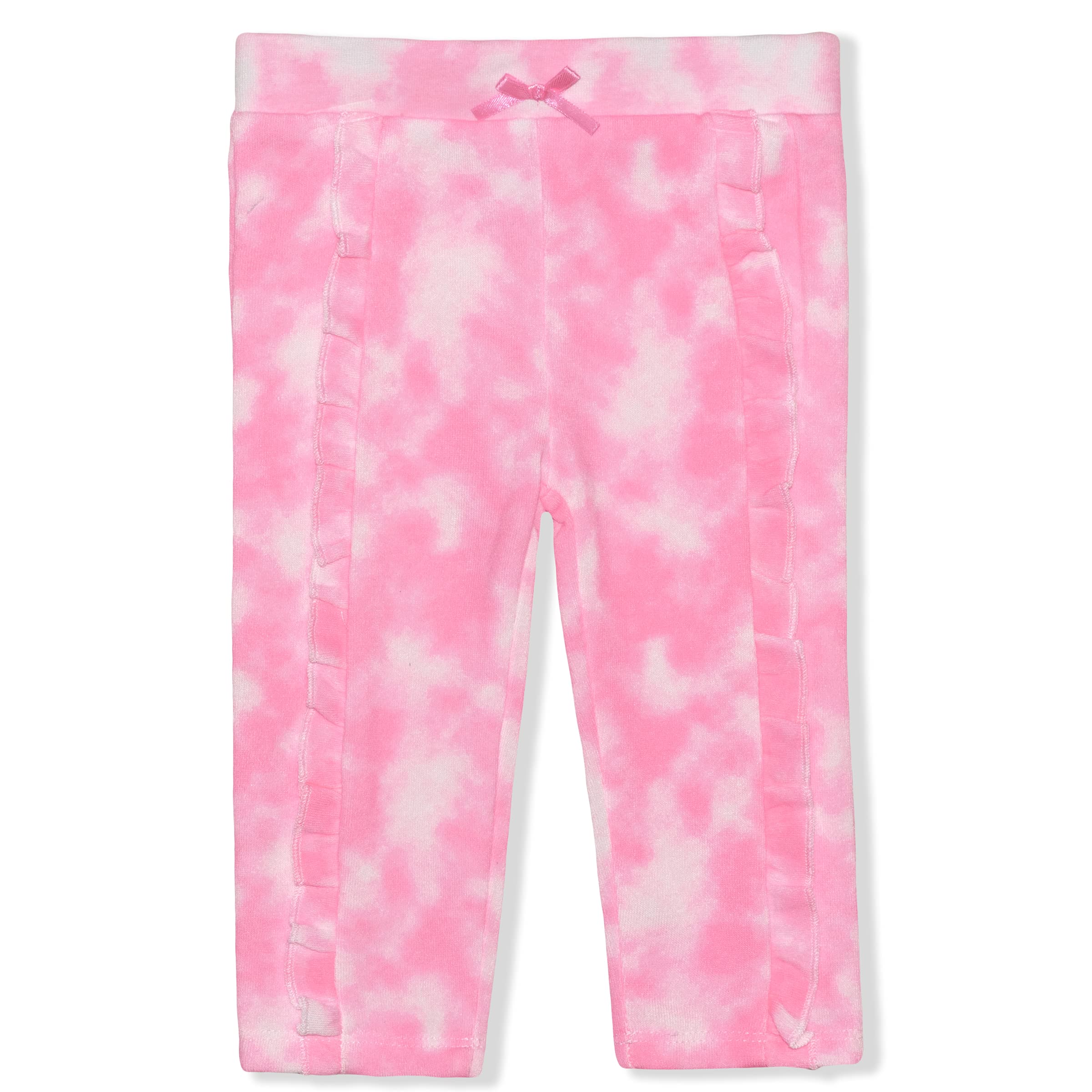 Nannette Girls’ Hoodie and Legging Set for Newborn, Infant and Toddler – Pink/Multicolor