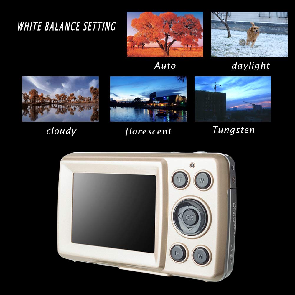 MOFUCA Digital Camera, Digital Point & Shoot Cameras FHD 1080P Vlogging Camera with Anti Shake 4X Zoom Small Camera for Teens Students Boys (Black)