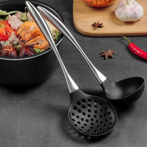 LMMDP Anti-scalding Handle Kitchen Utensils Set Kitchen Household Cooking