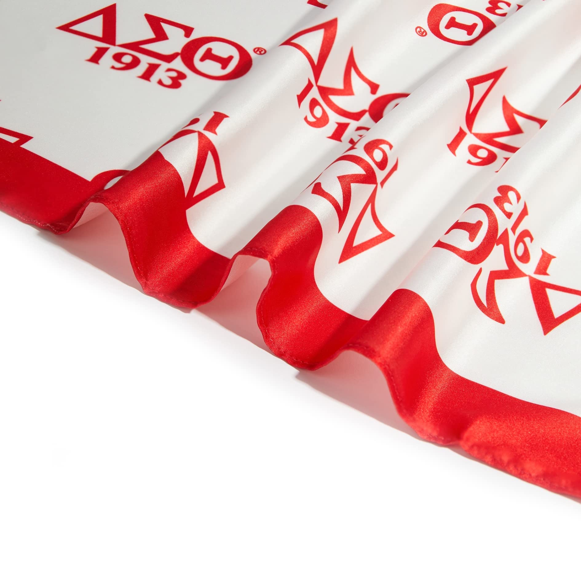 Sorority Paraphernalia Scarf - Lightweight and Comfortable Silk Scarves - 13 in x 56 in Neck Scarf - One Size