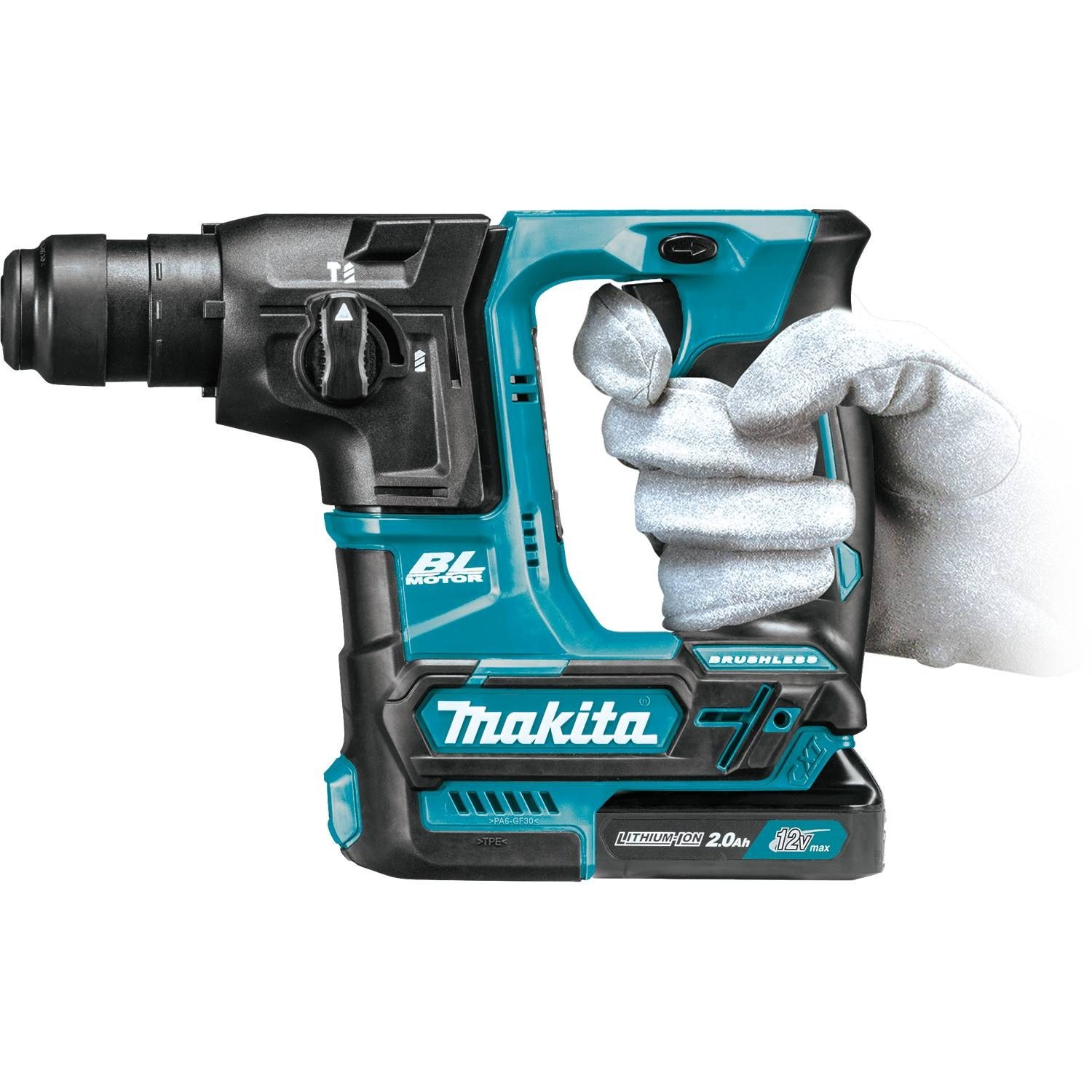 Makita RH01Z 12V max CXT Lithium-Ion Brushless Cordless 5/8" Rotary Hammer Kit