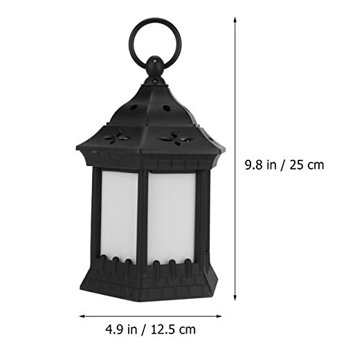 OSALADI Halloween Lantern Flickering LED Candles Lantern Lamp Table Centerpiece Home Garden Decoration for Halloween Party Supplies