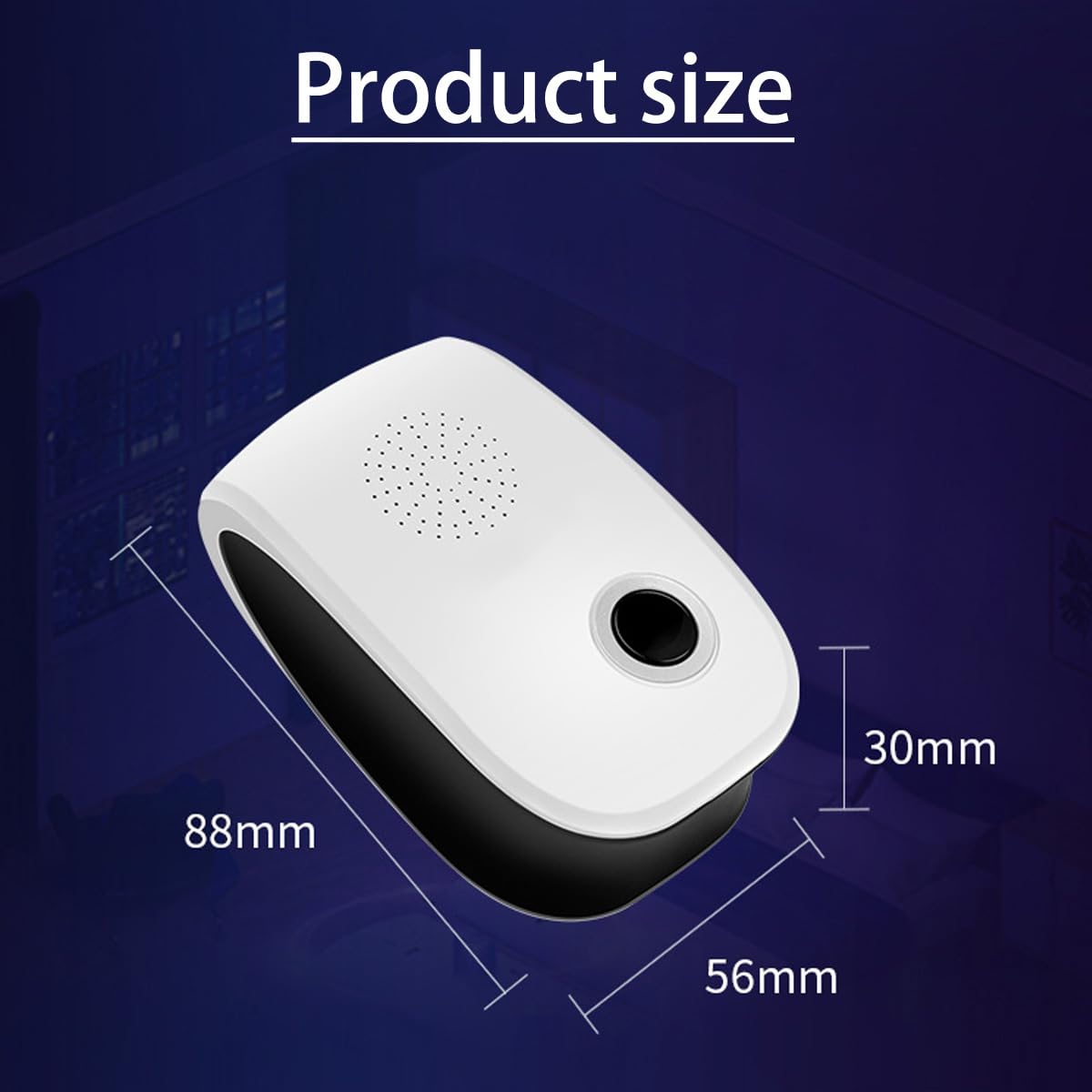 Ultrasonic Pest Control Repeller, 8 Packs Electronic Indoor Pest Control Plug in Rodent Repellent, Ultrasonic Mouse Repellent Bug Wall Mosquito Repeller for Ant, Mice, and Spider, Upgraded