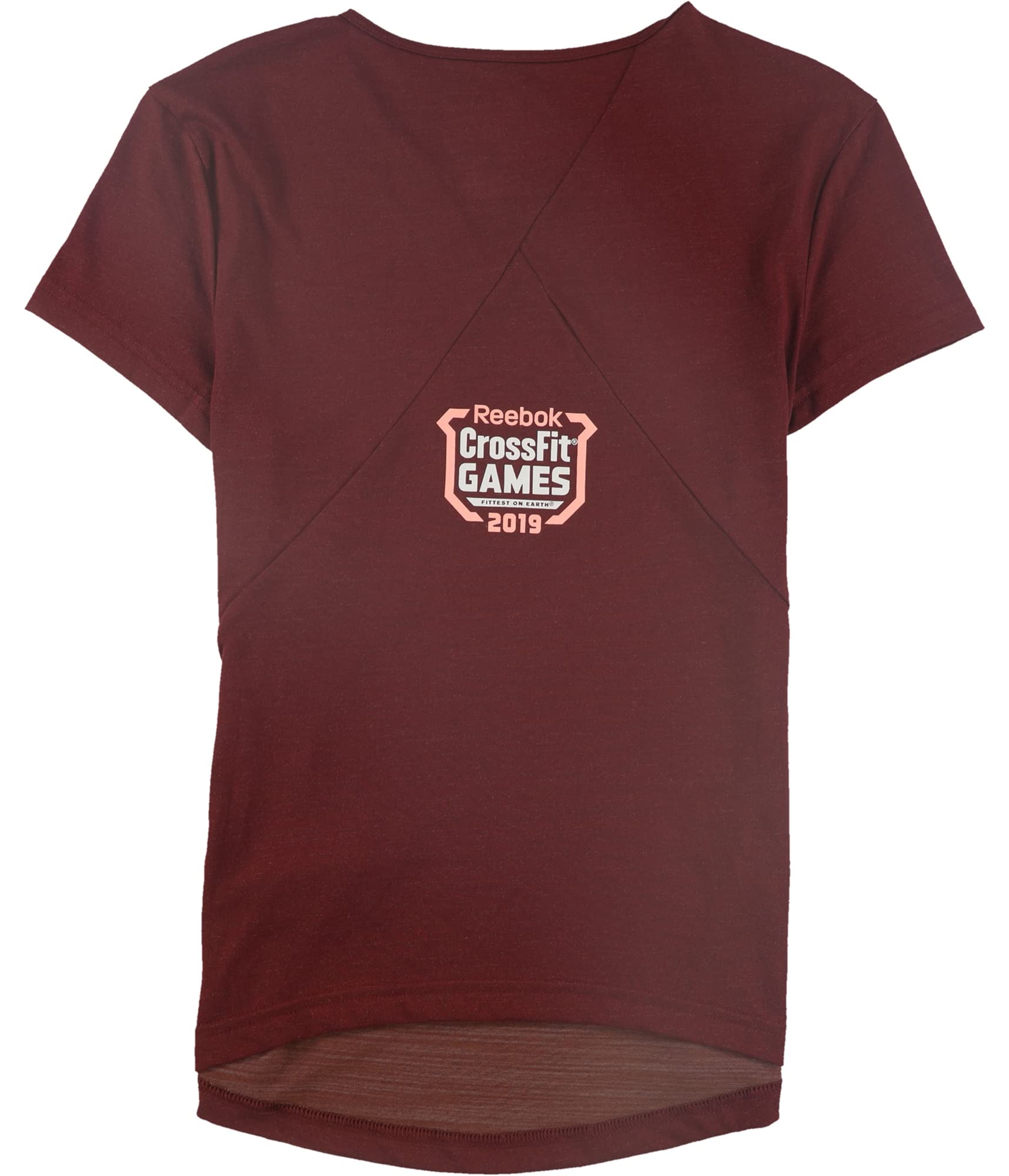 Reebok Womens Crossfit 2019 Graphic T-Shirt, Red, XX-Small