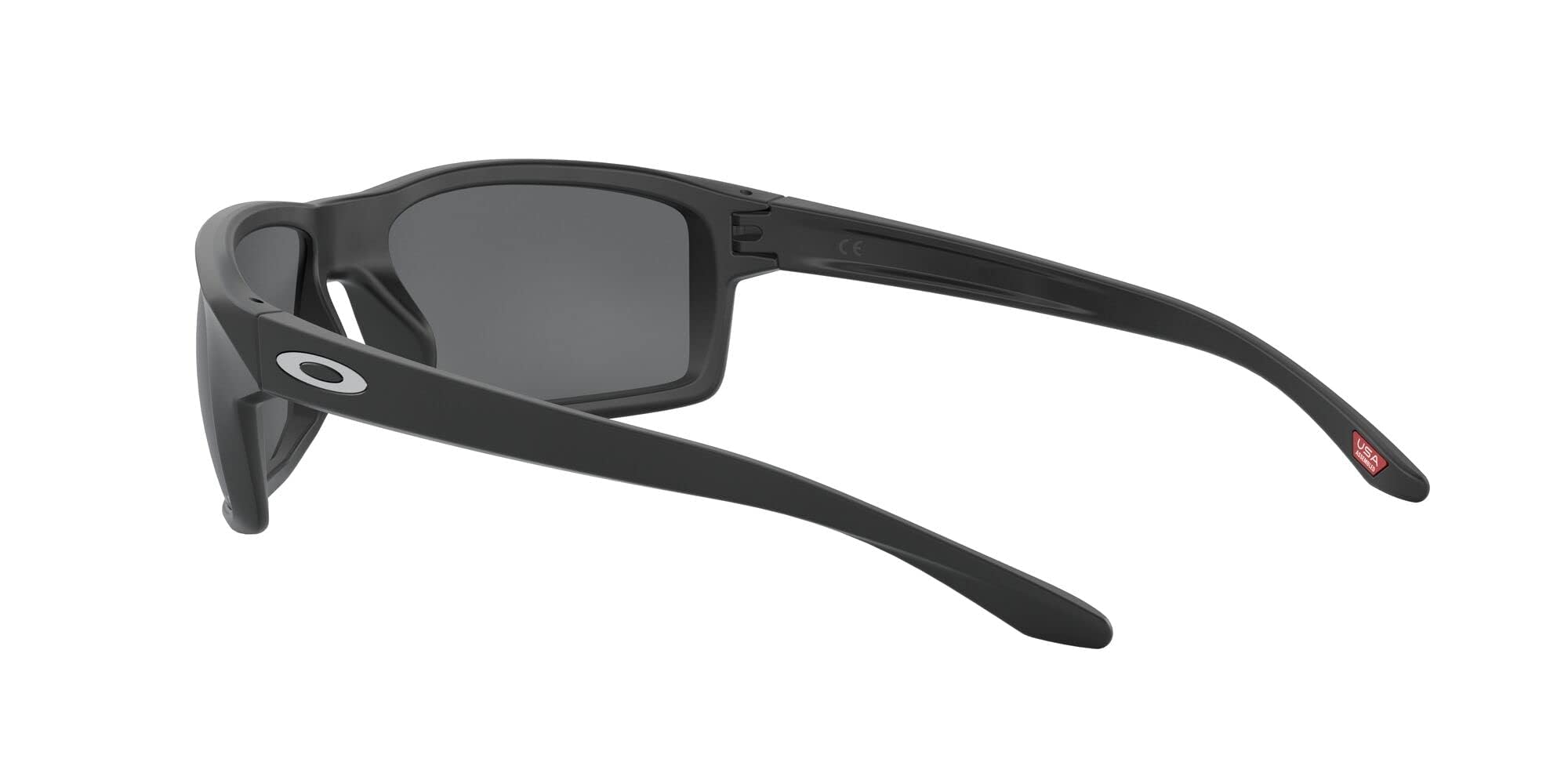 Oakley Men's OO9449 Gibston Square Sunglasses, Matte Black/Prizm Black Polarized, 60 mm