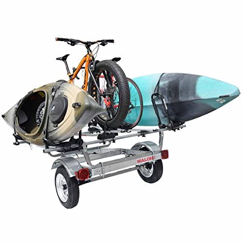 Malone Auto Racks MicroSport Trailer Package with Two Kayak and Two Bike Transport